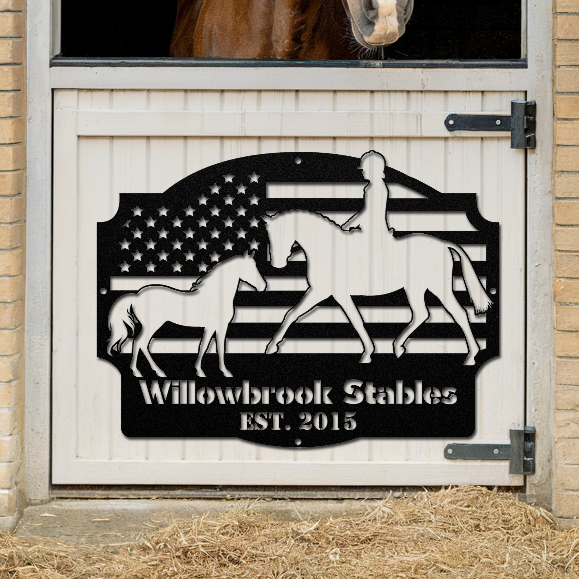 Horse Stables (Farm Sign) – Popping Metal Decor LLC