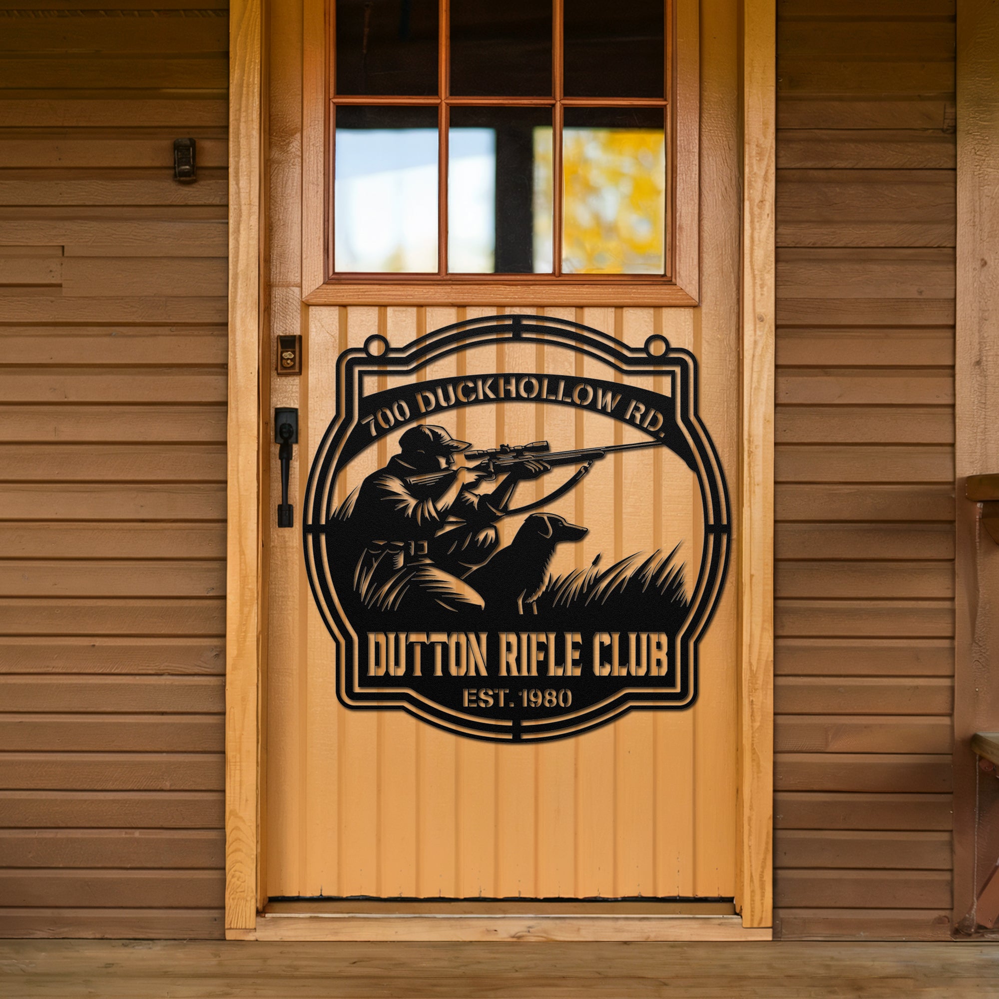 Rifle Club (Hunting Camp Sign) – Popping Metal Decor LLC