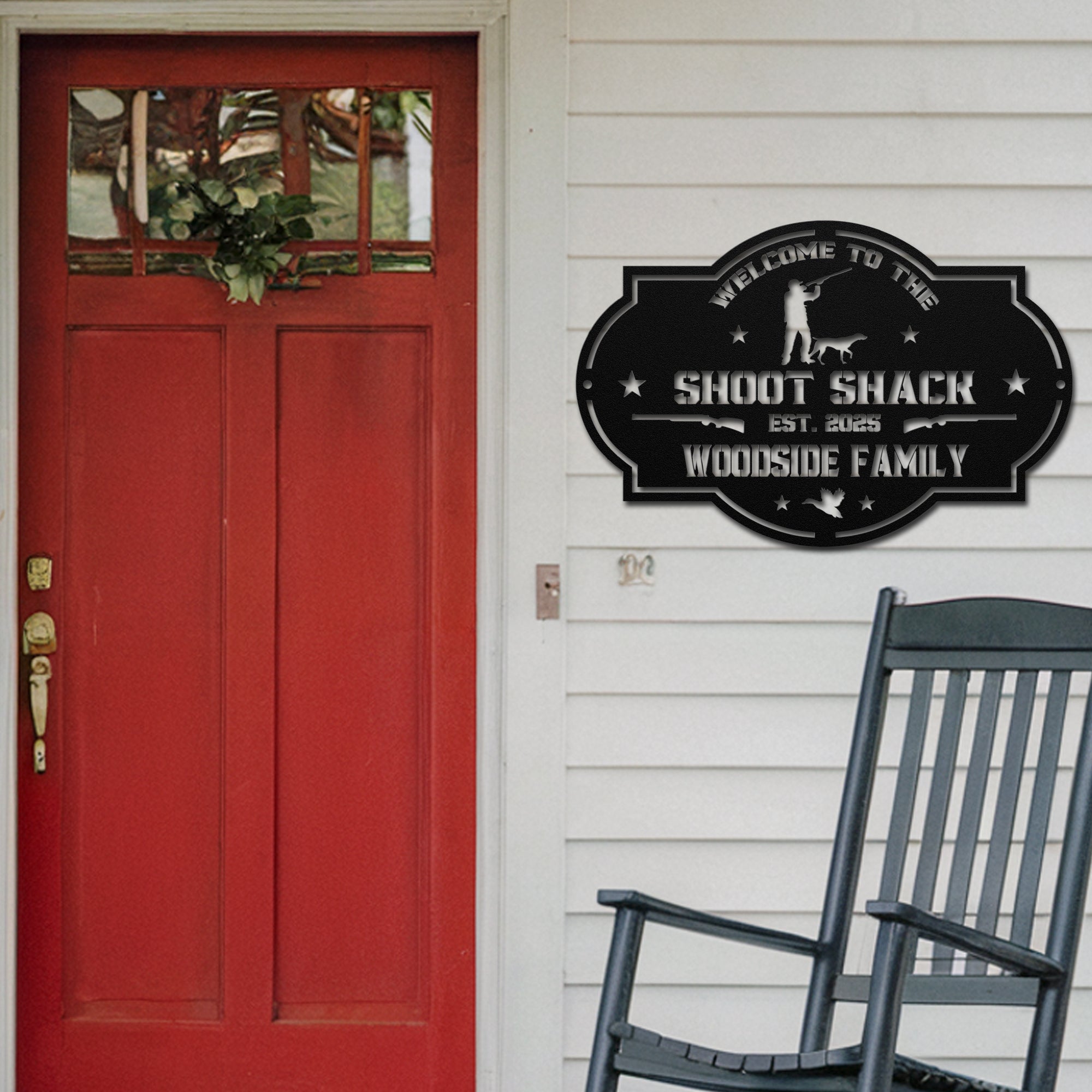 The Shoot Shack (Hunting Sign) – Popping Metal Decor LLC